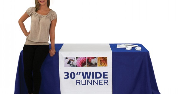 30" Economy Trade Show Table Runner