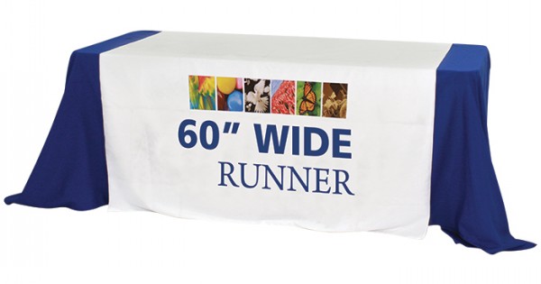 60" Economy Trade Show Table Runner