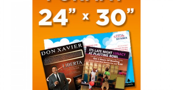 24x30 Large Format Custom Posters