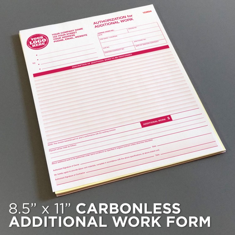 Change Order Forms in Toronto