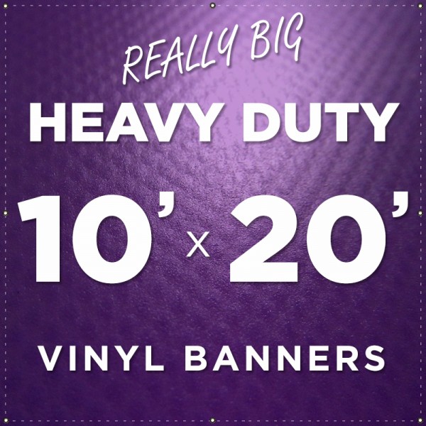 10x20 Heavy Duty Large Vinyl Banner