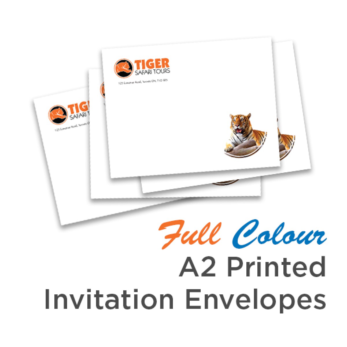 Full Colour A2 Printed Invitation Envelope