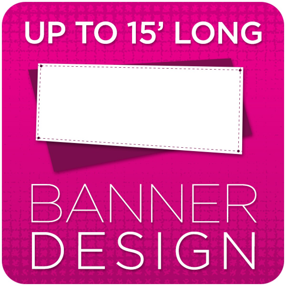 Vinyl Banner Graphic Design - up to 15' long