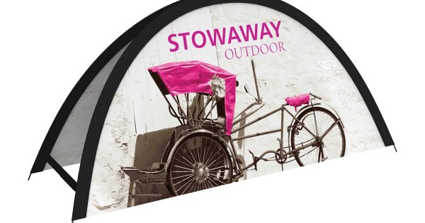55w x 28h Stowaway Outdoor Fabric Pop up Sign