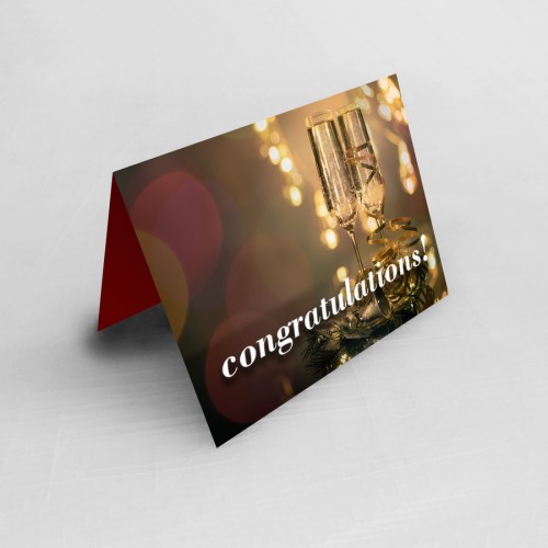 5" x 7" Glossy Custom Printed Greeting Cards