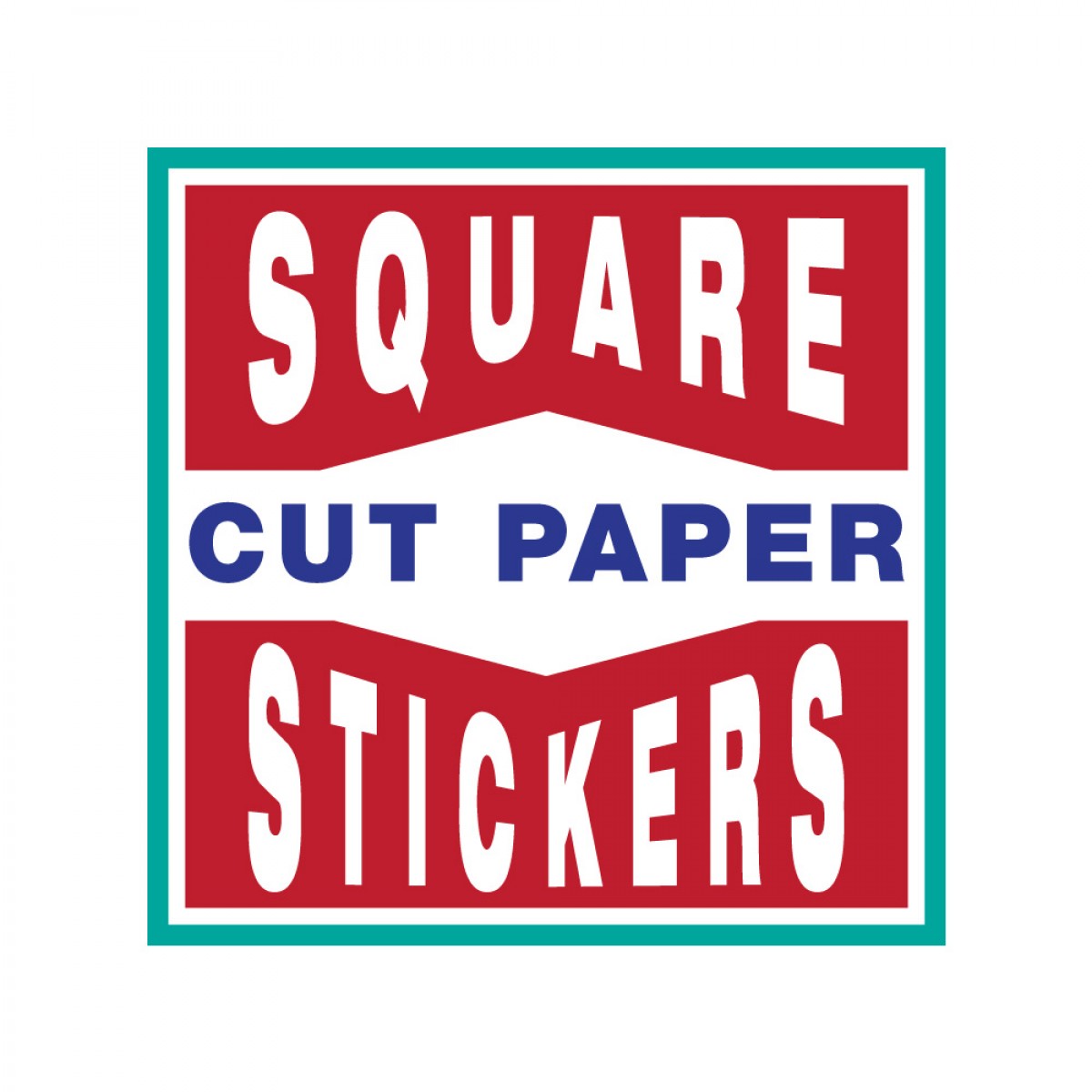 Square Cut Paper Stickers, S1-PAPER-S1