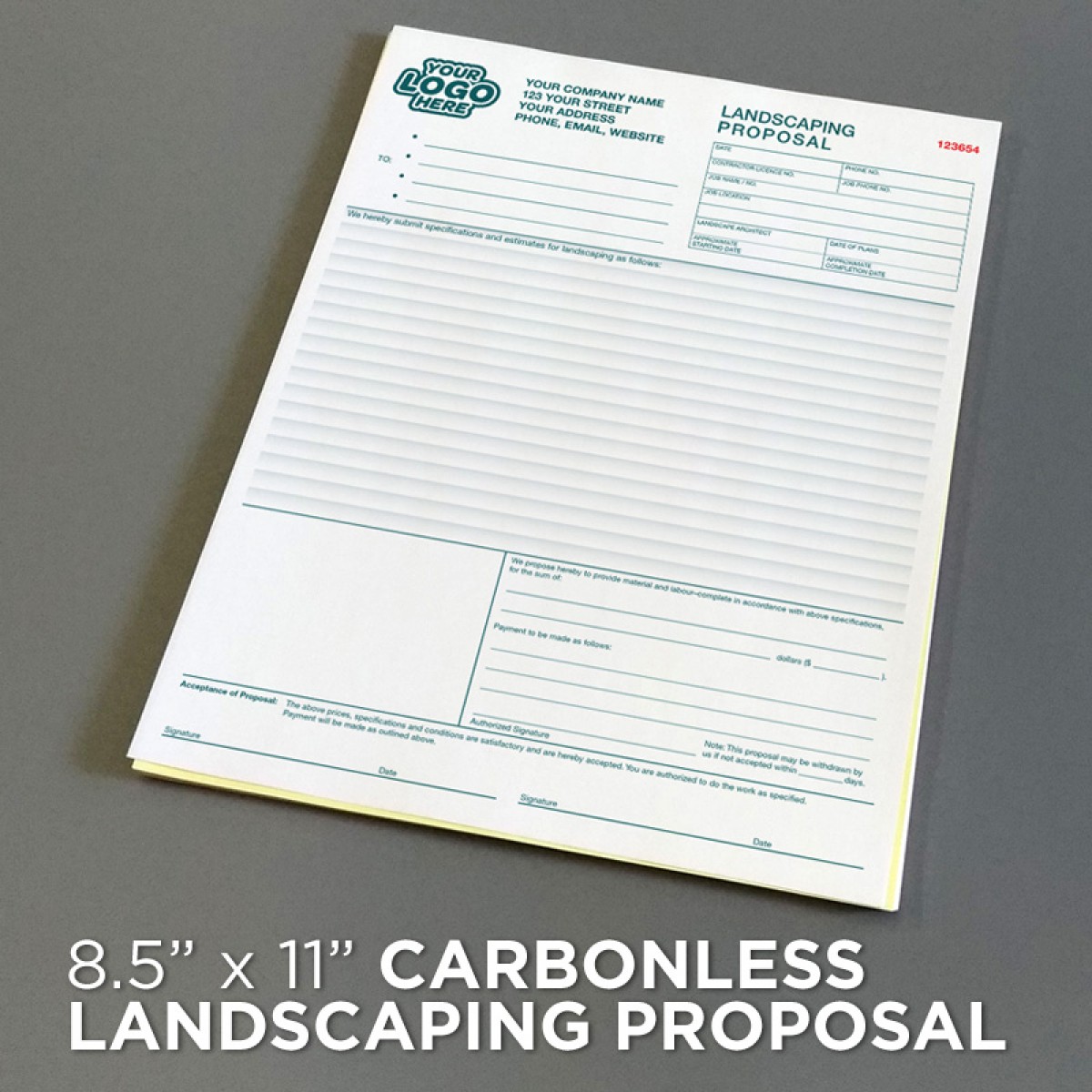 Landscaping Proposal Form