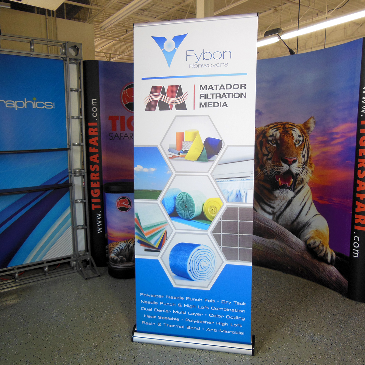 Barracuda Banner Stand in Toronto