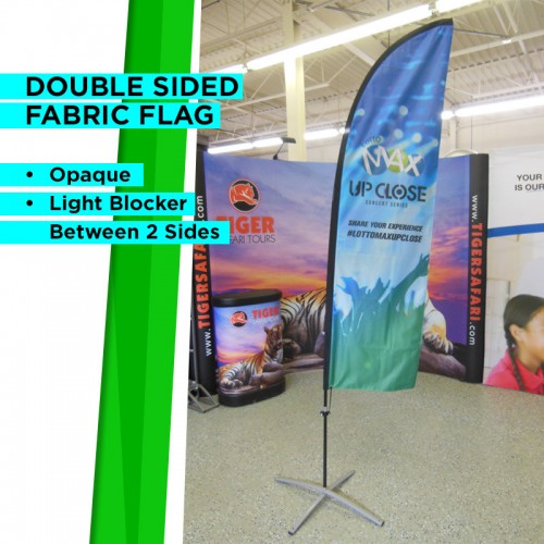 Curved Advertising Flags