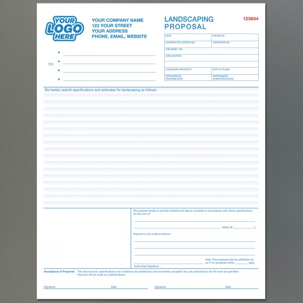 Landscaping Proposal Form